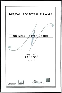 Amazon.com: 24" x 36" Metal Poster Frame, Black : Home & Kitchen