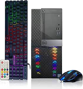 Amazon.com: Dell RGB Gaming Desktop PC, Intel Quad I5 up to 3.6GHz ...
