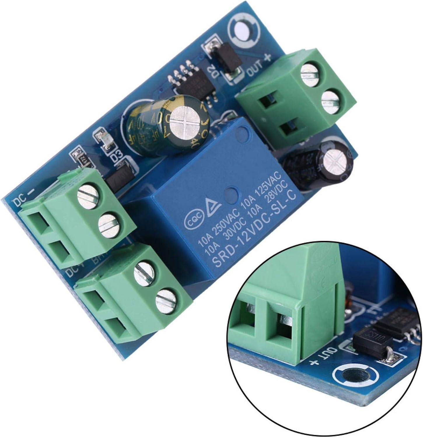 Power Supply Battery Controller Relay Module Power-Off Protection ...