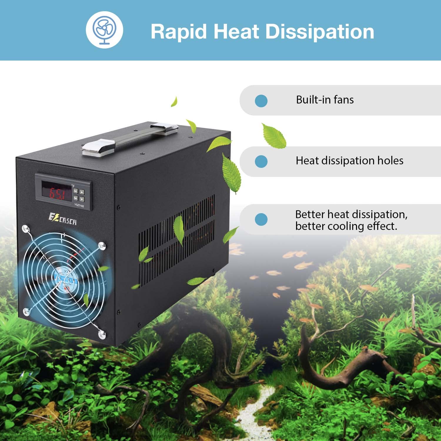 Mua Ezcasch Aquarium Chiller 16 Gal, for Ornamental Household Fish ...