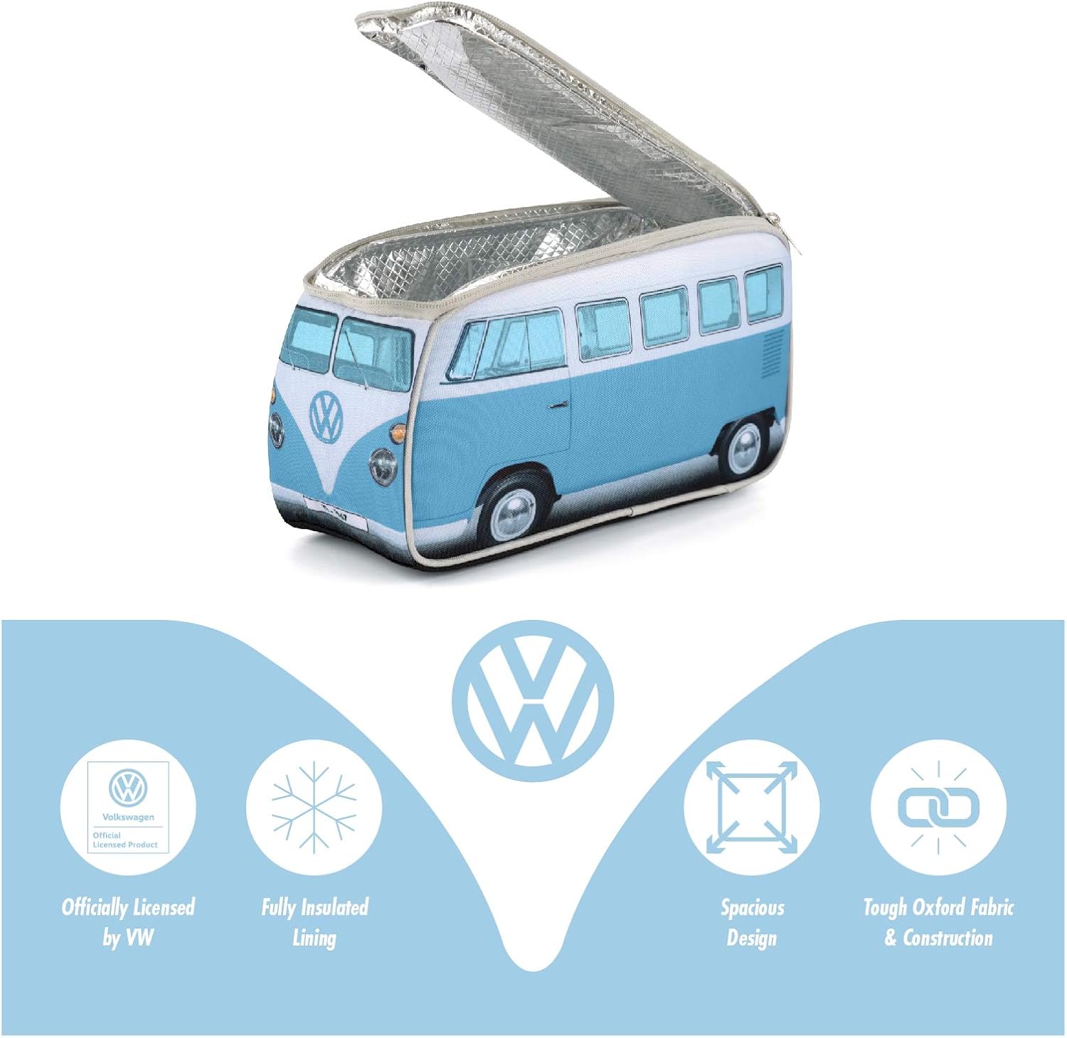 VW Camper Van Lunch Bag, Adults & Kids, Official Volkswagen Insulated ...