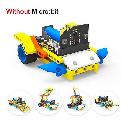 Buy Yahboom Micro:bit Remote Control Building Block 5 in 1 Robot Car ...
