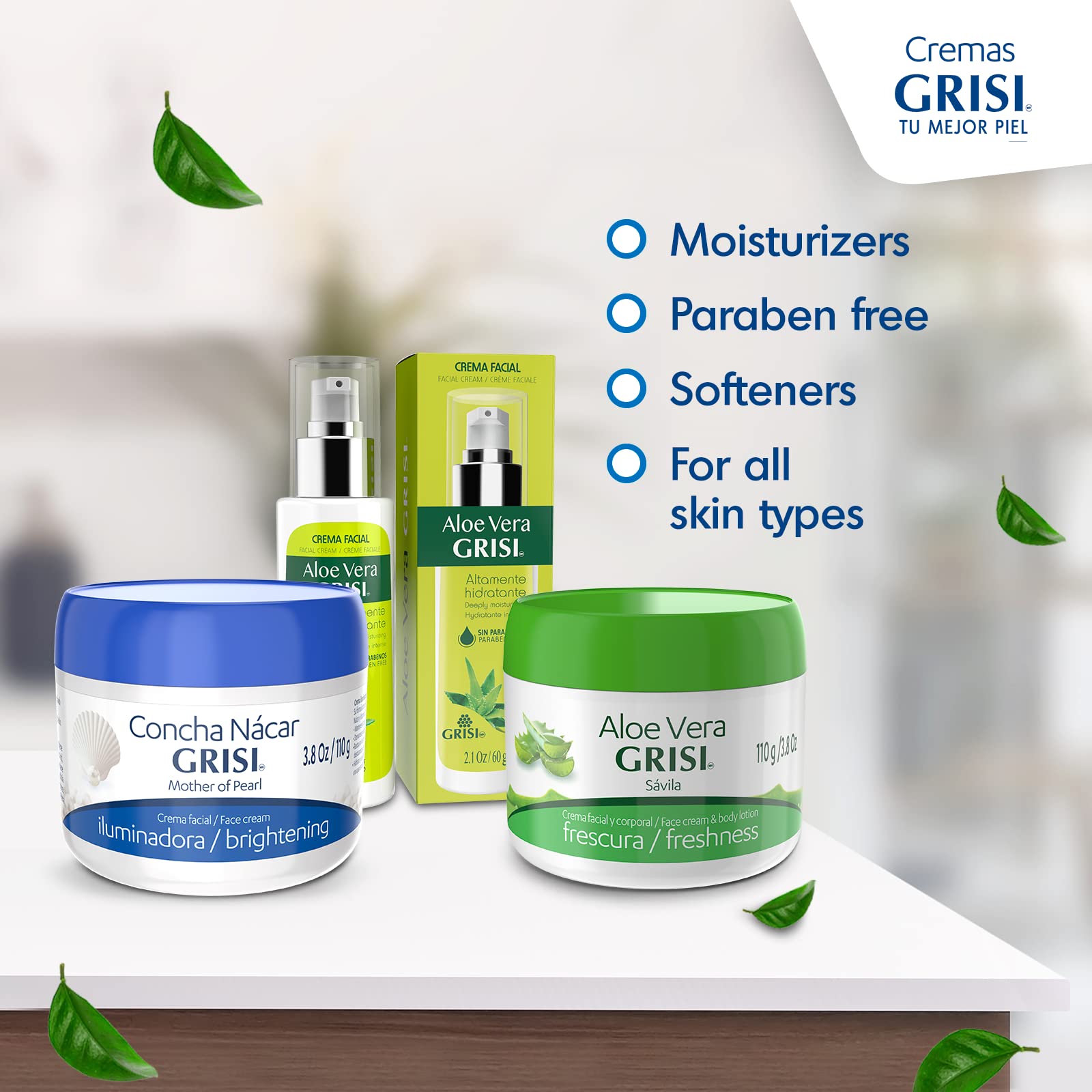 Mua Grisi Aloe Vera Face Cream 2-Pack, Moisturizer for All Skin Types ...