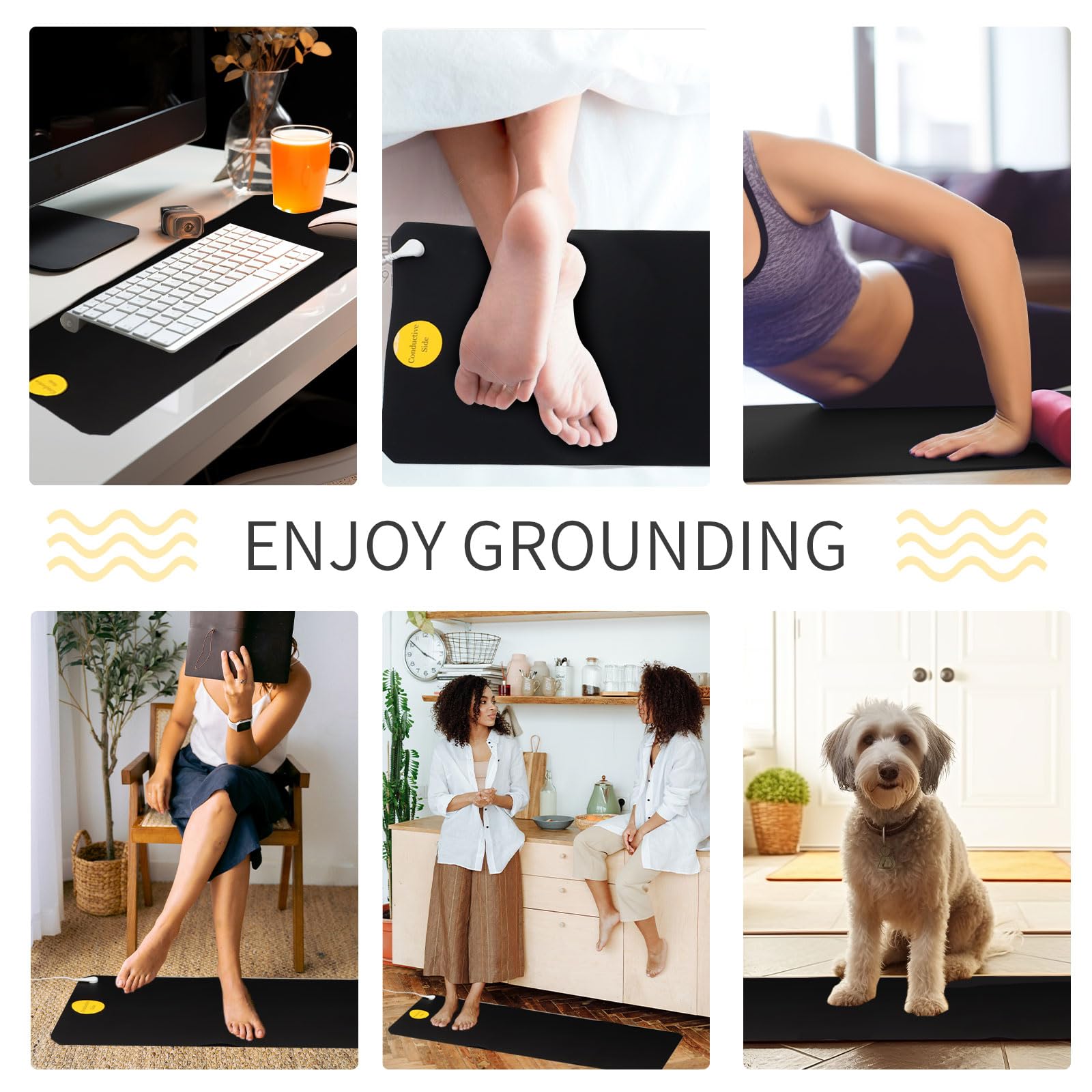 Mua LandKissing® Grounding Mat 26.7" x 9.8" (2 PK) for Bed, Office ...