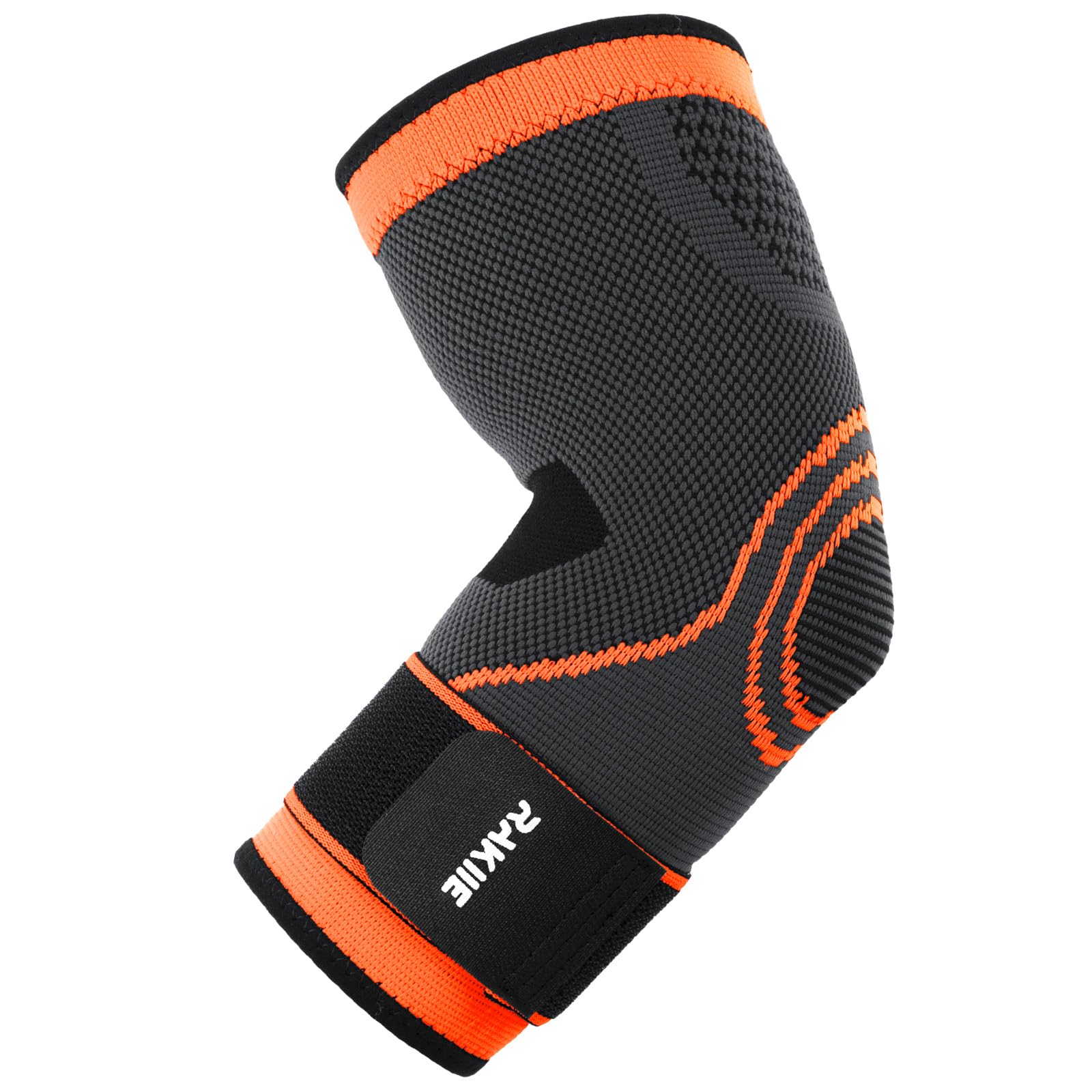 Rakiie Elbow Compression Sleeve 2 Pack, Elbow Brace for Tendonitis and ...