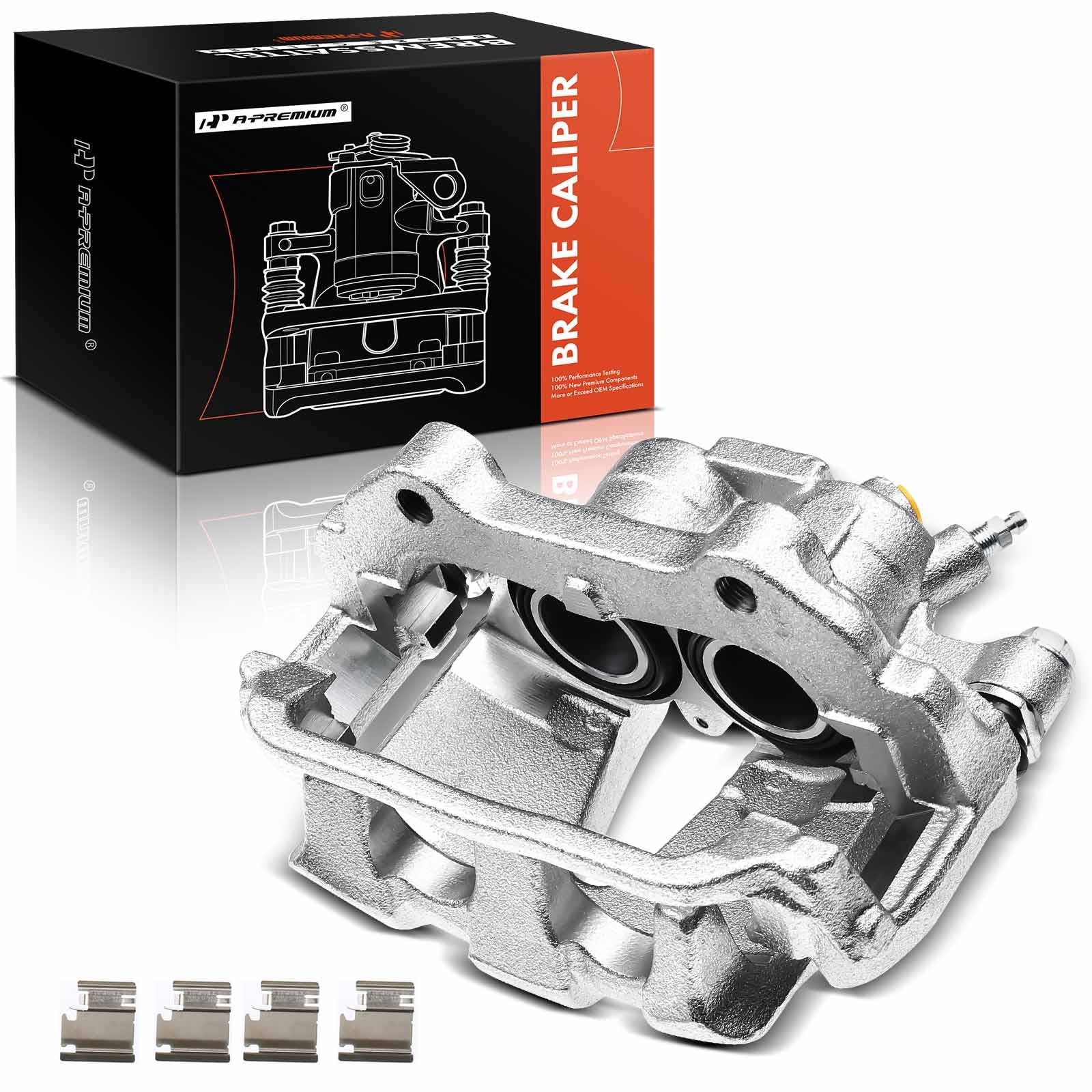 A-Premium Disc Brake Caliper Assembly with Bracket Compatible with ...