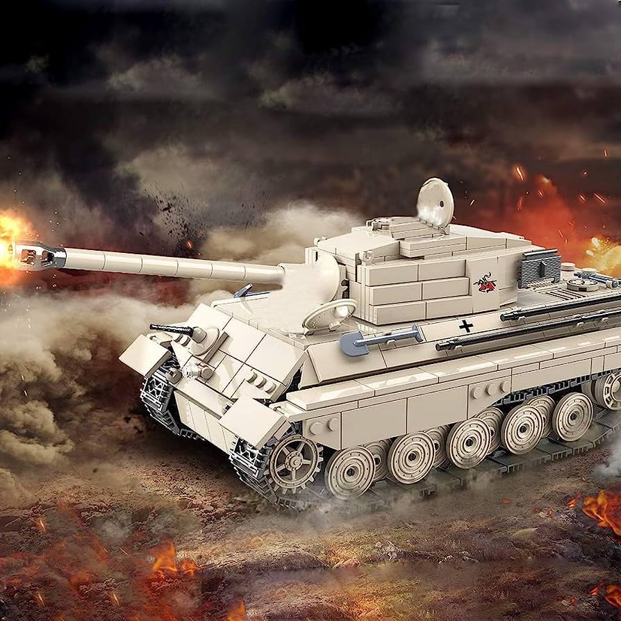 General Jim's Military Brick Building Set - WW2 German Army King Tiger ...