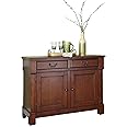 Amazon.com: Homestyles Aspen Buffet with Storage and Felt Lined Drawers ...