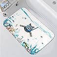 Amazon.com: Fowocu Funny Cat Bathroom Rugs Mat Ocean Sea Animal Bath ...
