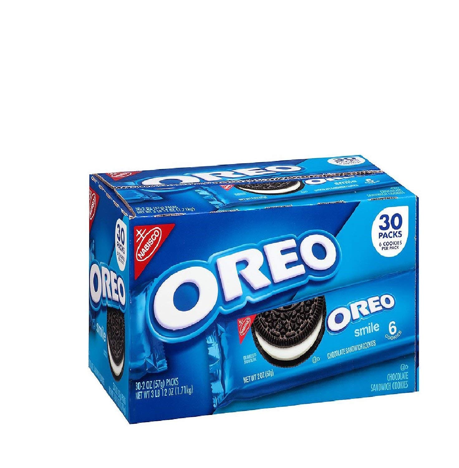 Nabisco Oreo Chocolate Sandwich Cookies (2 oz. ea., 30 pk.)