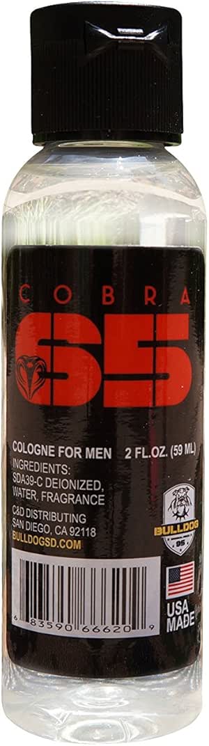 Amazon.com: Bulldog's Original USMC Cobra 65 Cologne, US Marine Corps ...