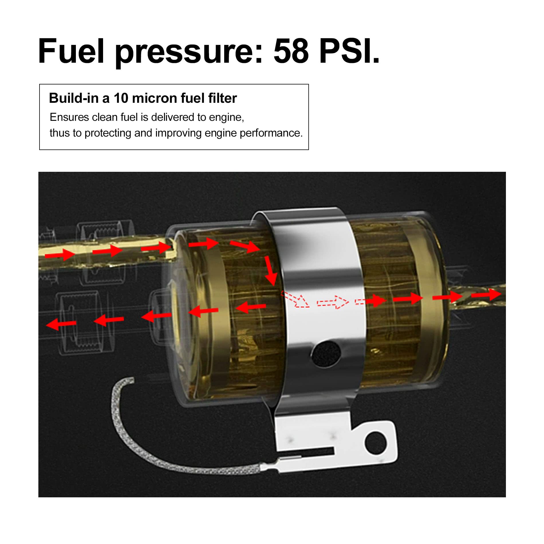 Mua EVIL ENERGY Fuel Filter Regulator 58 PSI fit for LS Swap EFI ...