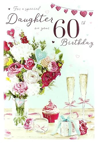 Sister 60th Happy Birthday Card - Lots Of Love To The Best Sister In ...