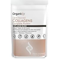 Amazon.com: Organixx Clean Sourced Collagen Powder, Hydrolyzed Protein ...