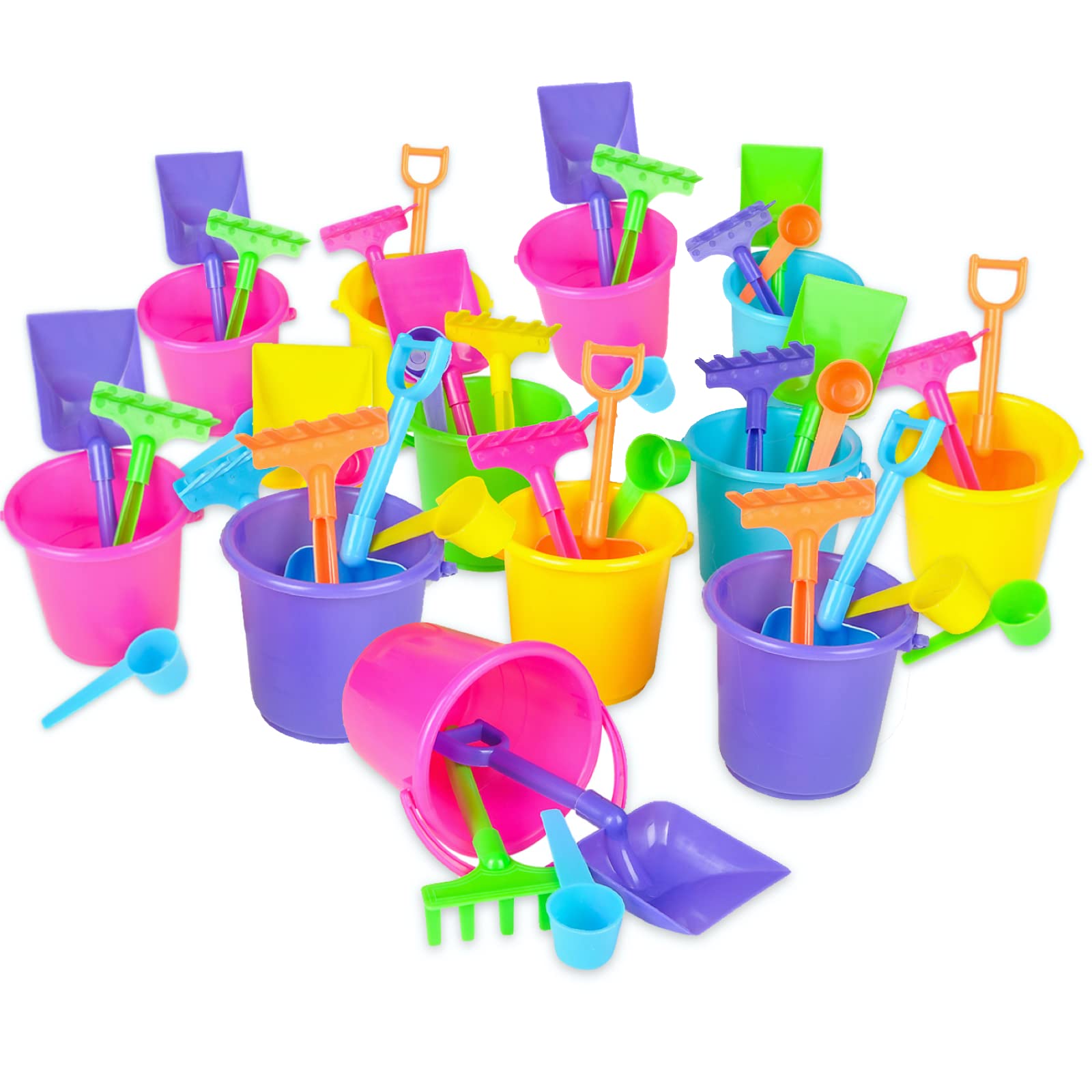 Mua Mini Beach Bucket and Shovel Set - (Pack of 12) 3-1/4" Mini Bucket ...