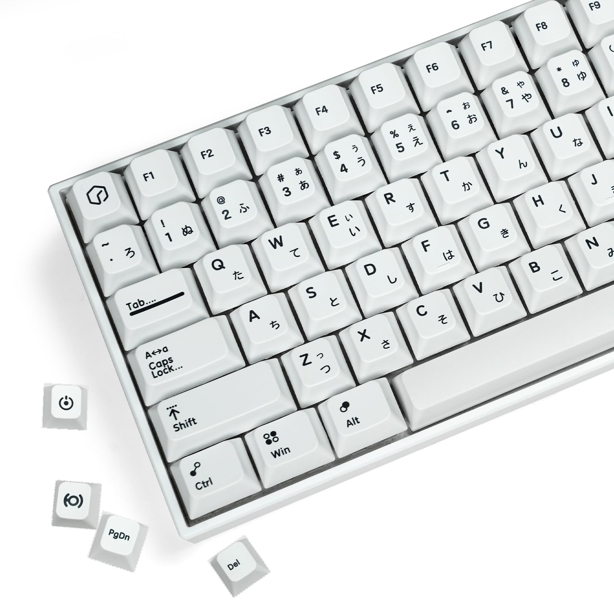 Mua dagaladoo White PBT keycaps,Minimalist Japanese keycaps, Cherry ...