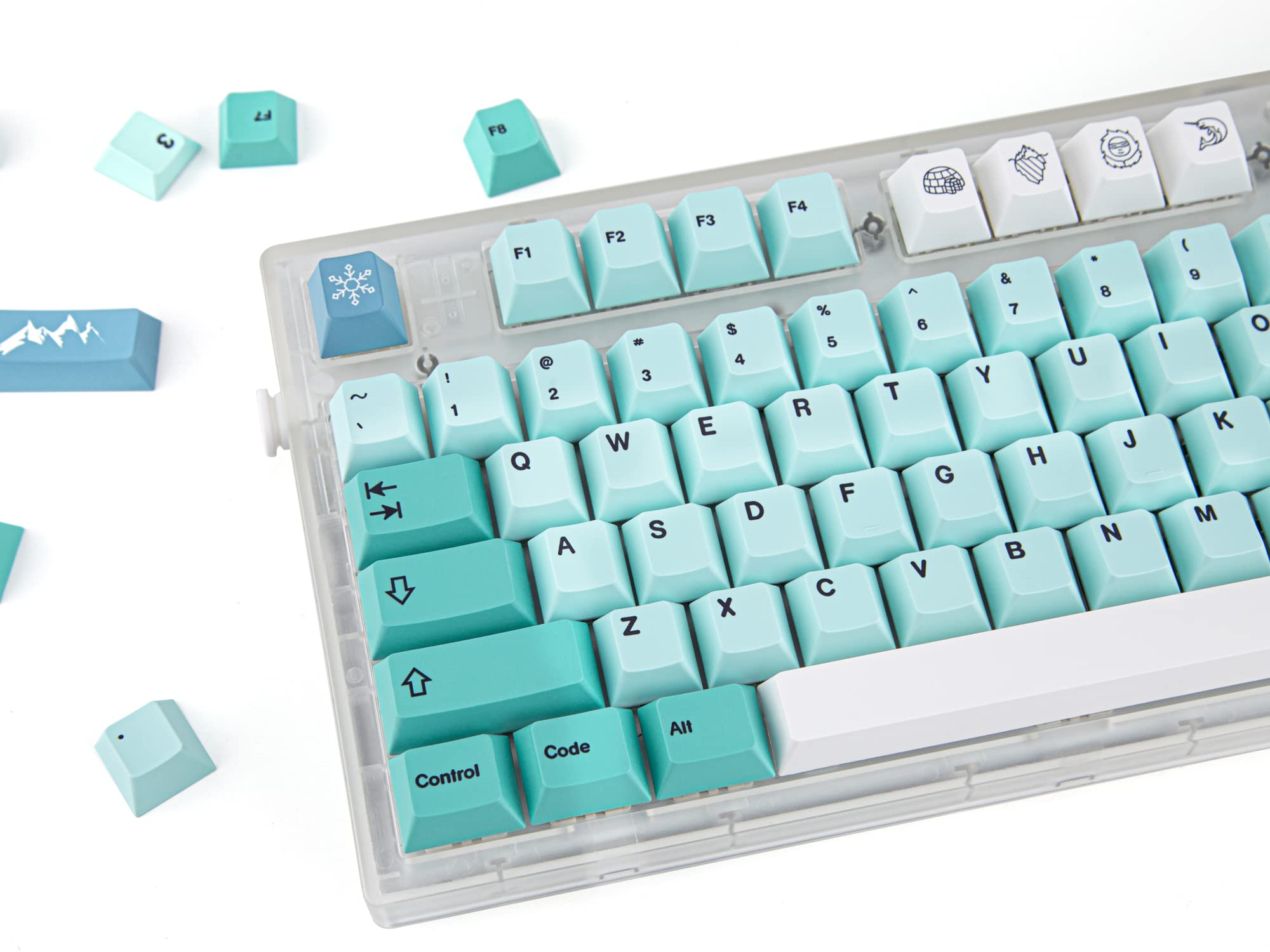 Mua BowJian 142 Keys PBT Keycaps Dye Sublimation Cherry Profile Keycaps ...