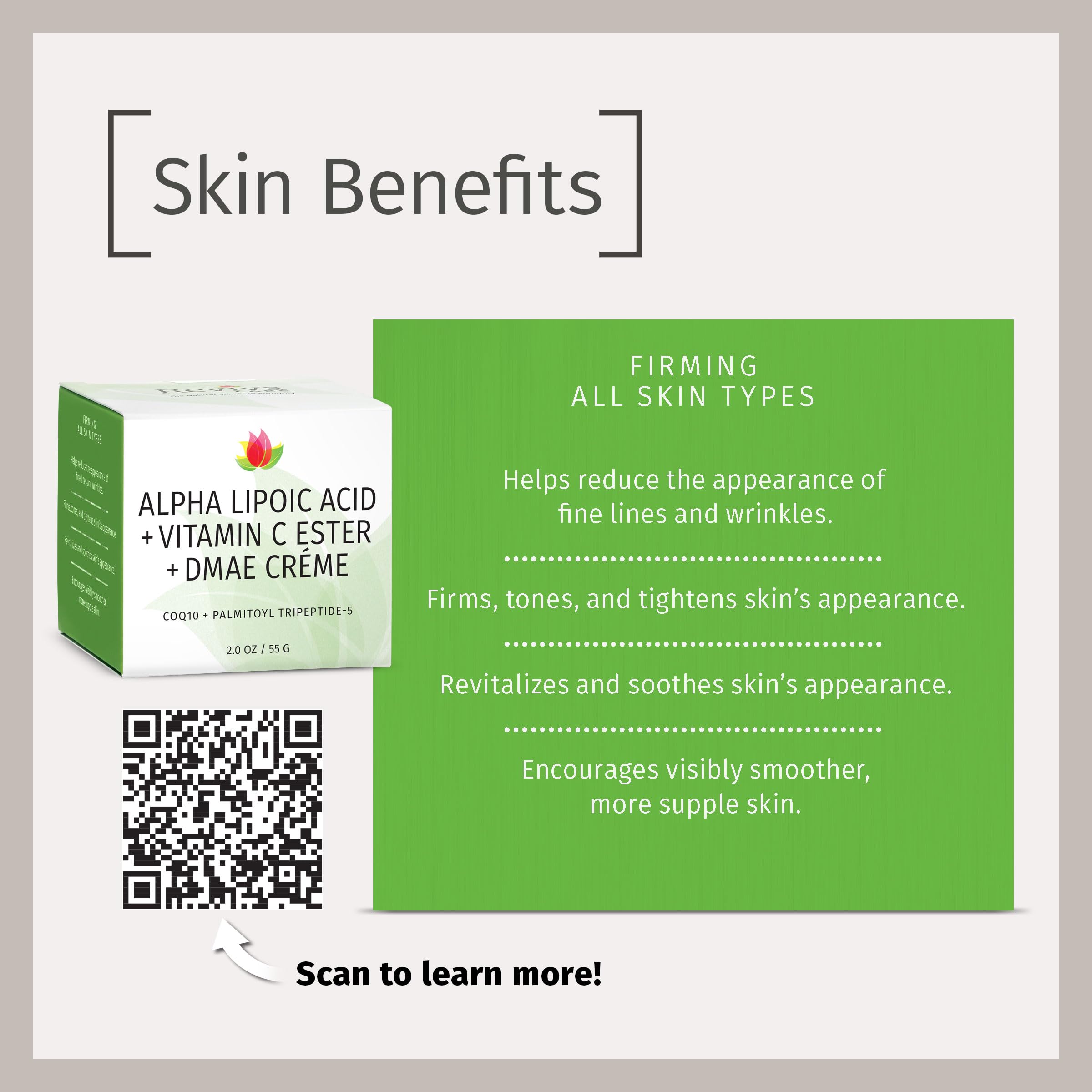 Mua Reviva Labs DMAE Cream with Alpha Lipoic Acid, Vitamin C Ester ...