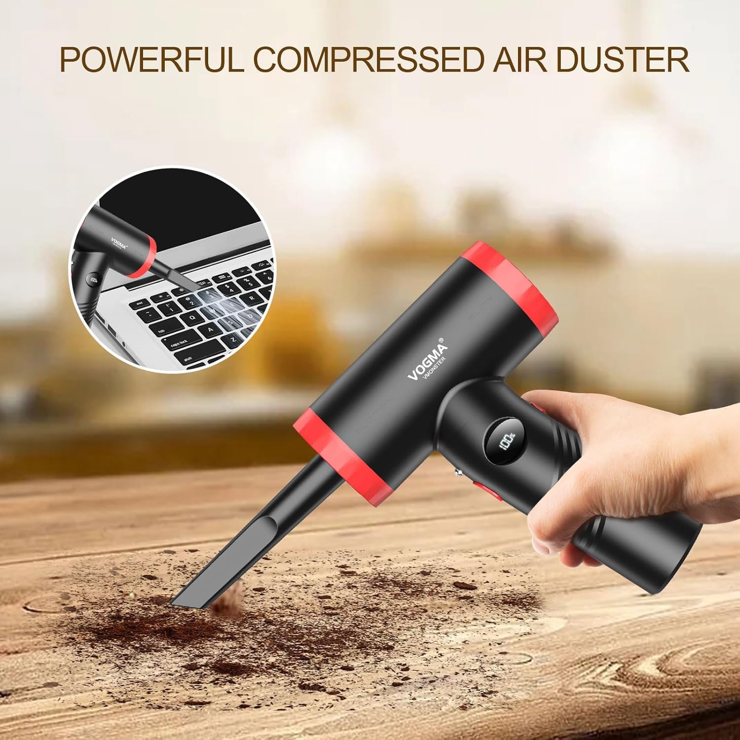 Mua vogma Compressed Air Dusters,100000RPM 3 Speeds Electric Air Duster ...