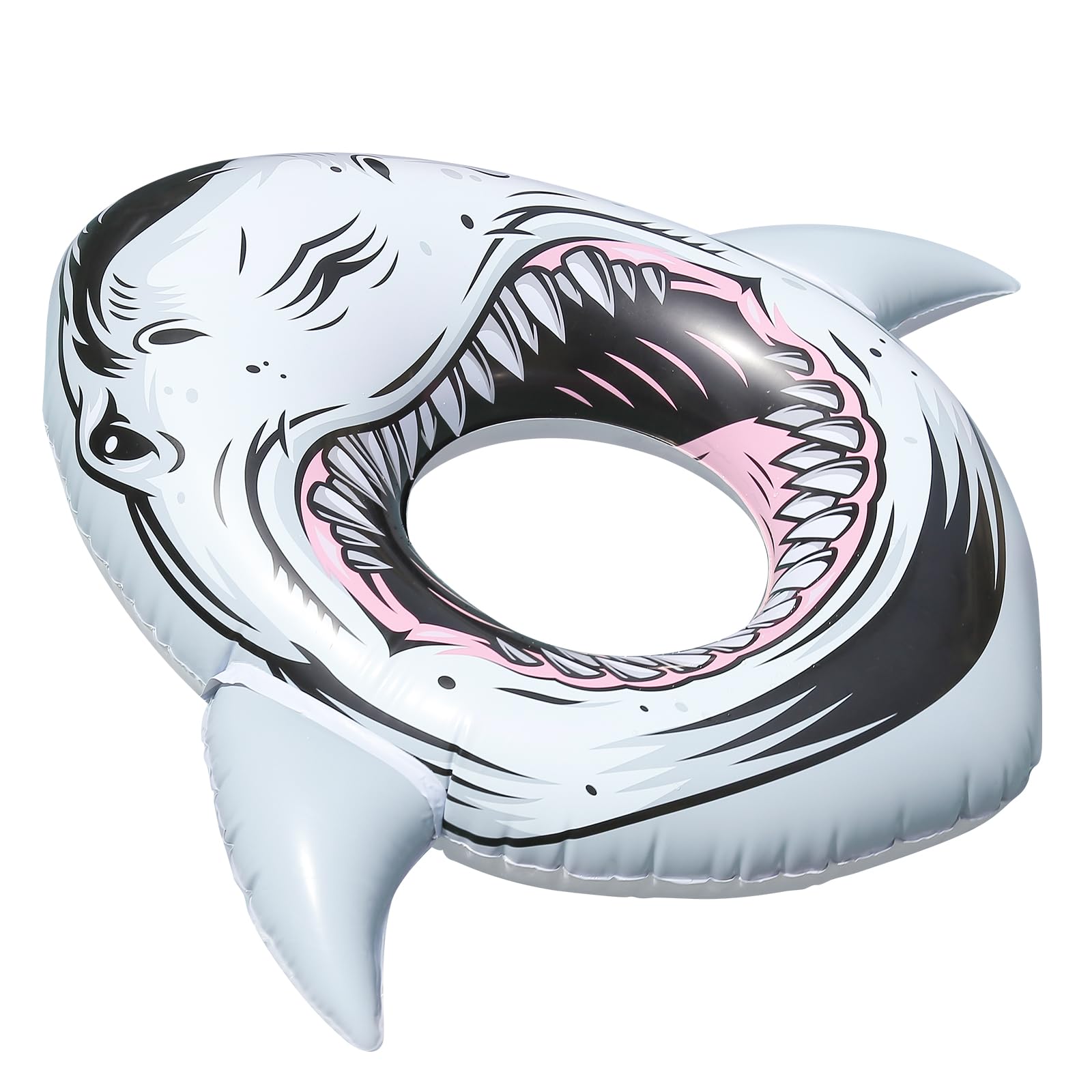 Inflatable Shark Float for Pool,Ride on Pool Party Lounge Toys for Kids ...