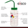 EISCO Wash Bottle for Methanol, 500ml - Labeled with Color Coded ...