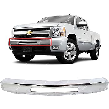 Amazon.com: 2007-2010 08 09 SILVERADO 2500 3500 FRONT BUMPER CAP/END ...