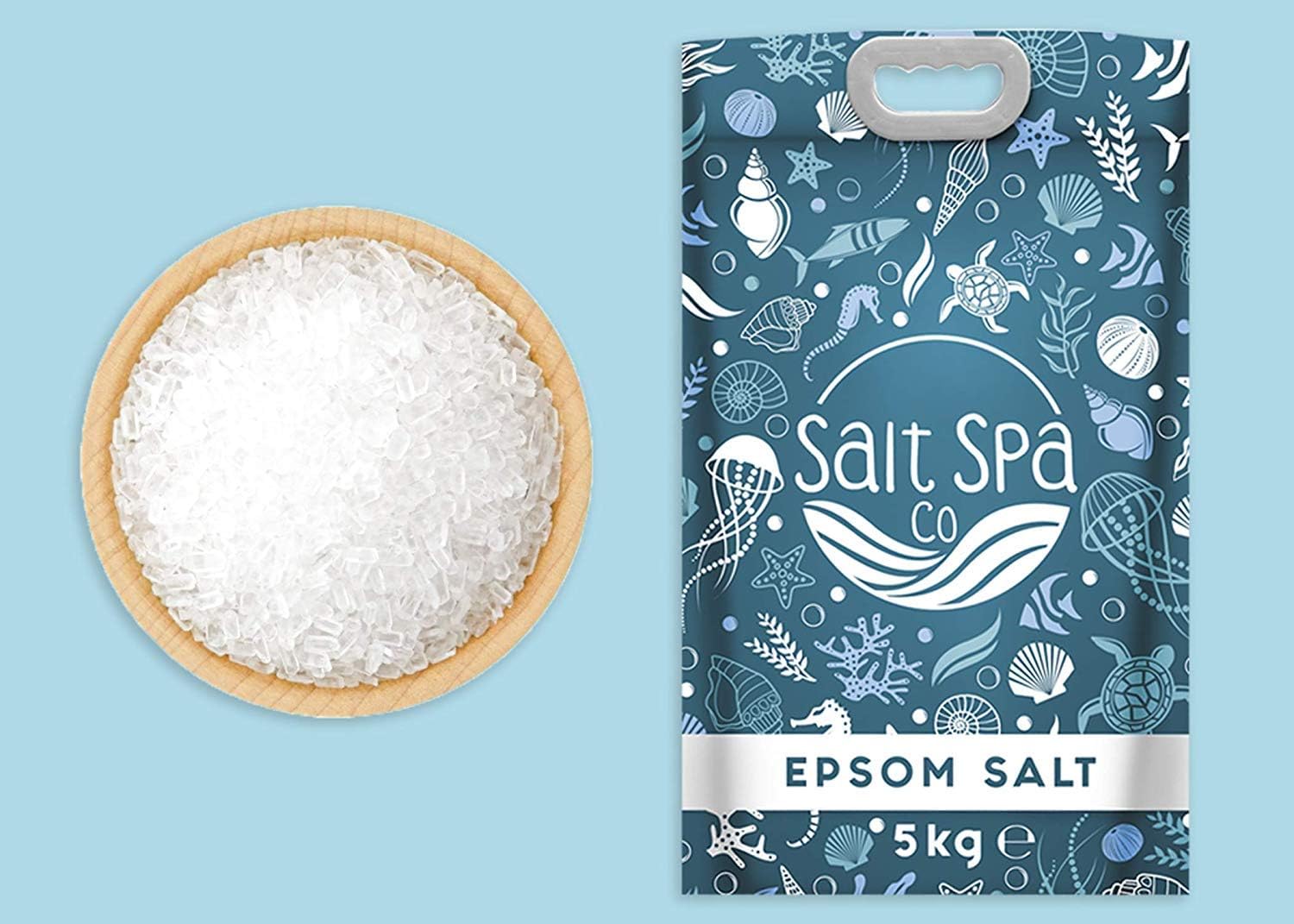 Salt Spa Co Bath Salts | 5kg (Ultra Pure Epsom Salts) – BigaMart