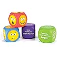 Amazon.com: Learning Resources Soft Foam Emoji Cubes, Set of 4, Ages 3 ...