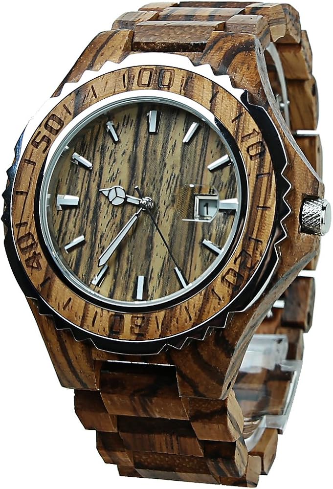 Wooden Wrist Watches, TOPQSC Lightweight Vintage Wooden Wrist Watches ...