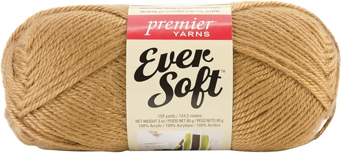 Amazon.com: Premier Yarns Ever Soft Solid Yarn-Tan