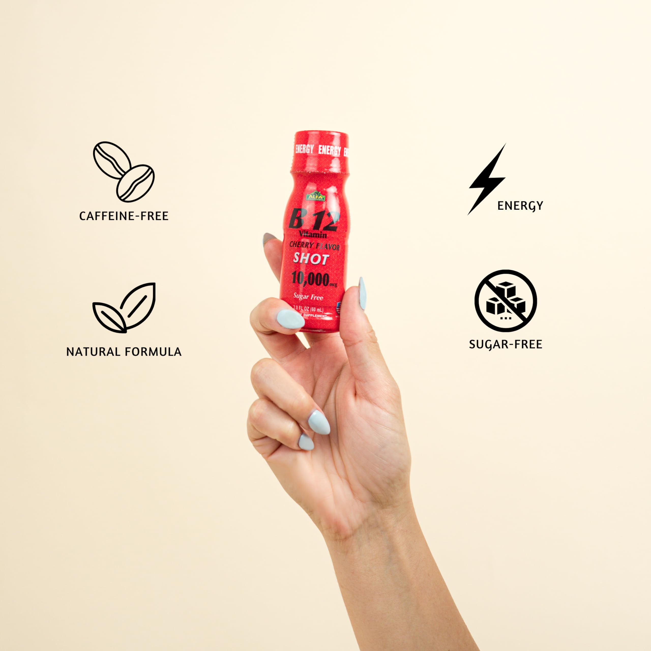 Mua ALFA VITAMINS B12 Vitamin Shot with 10000 MCG Highest Potency ...
