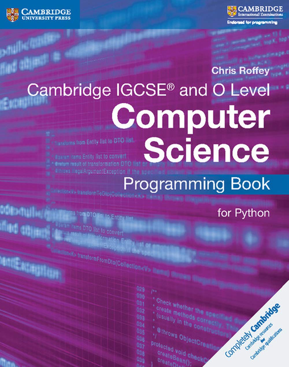 Cambridge IGCSE® And O Level Computer Science Programming Book For Python (Cambridge ...