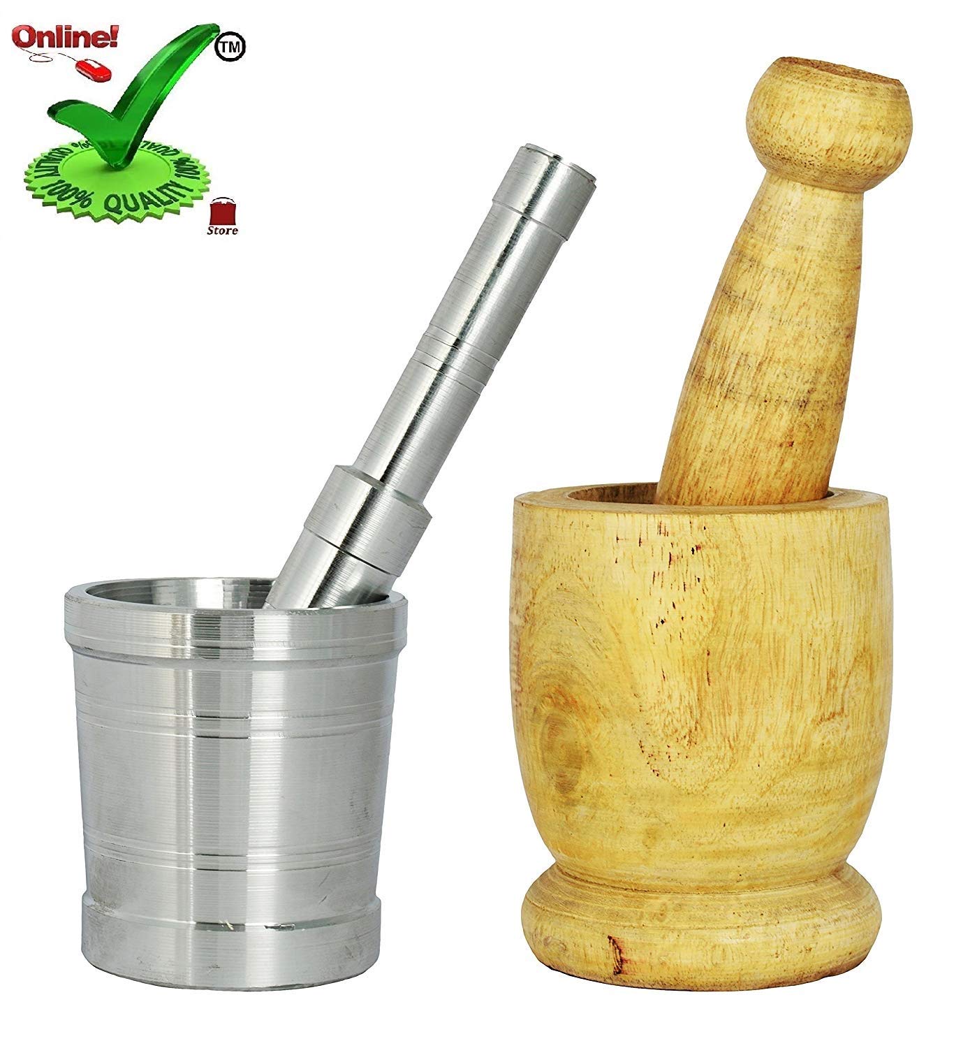 Buy Online Quality Store Okhli And Musal, Khalbatta Okhli Mashers (1 ...