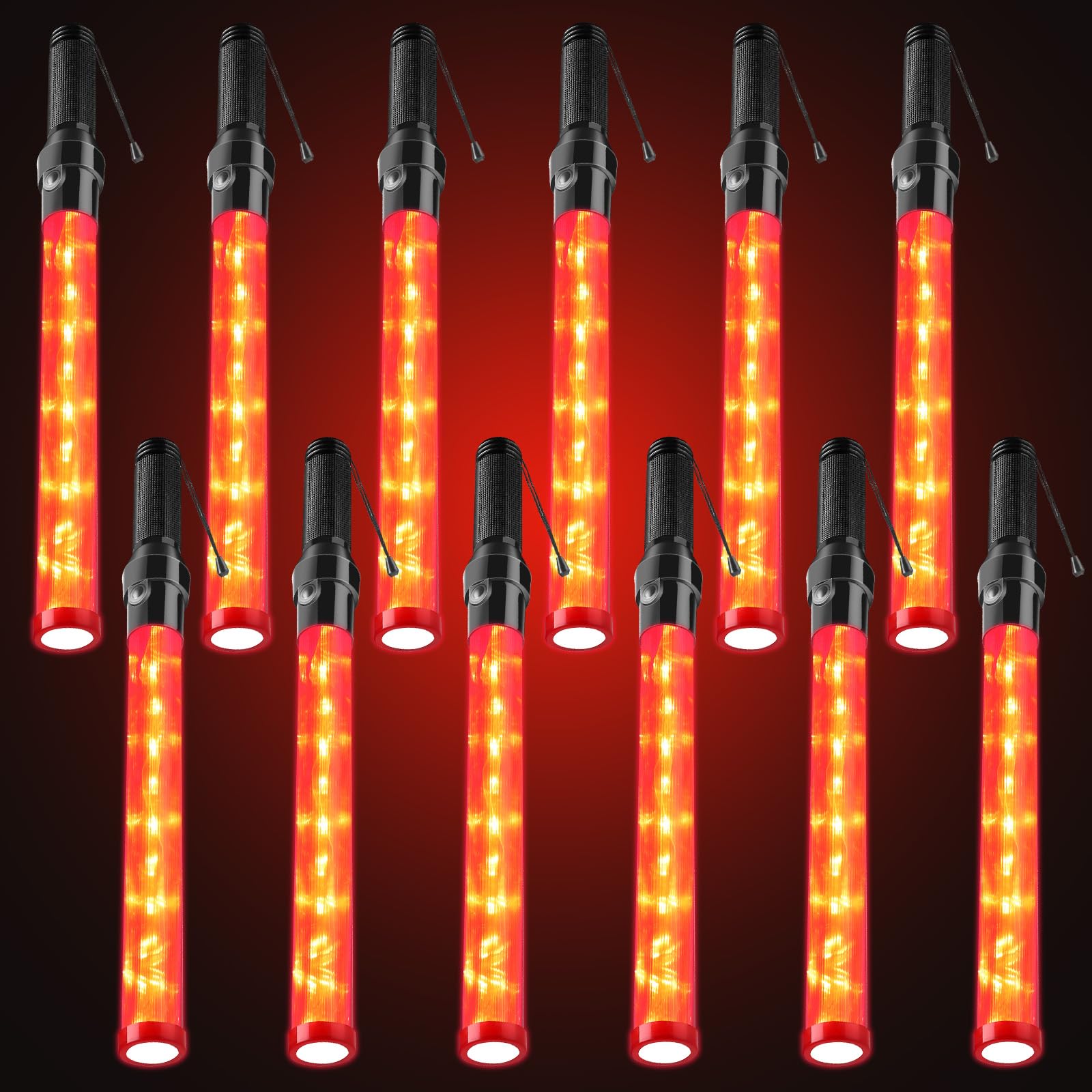 Mua Kanayu 12 Pieces Signal Traffic Wand Traffic Control Wand with 3 ...