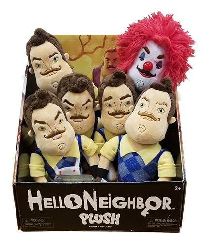U.C.C. Distributing Hello Neighbor 10" Plush Toy Set of All 6 Styles ...