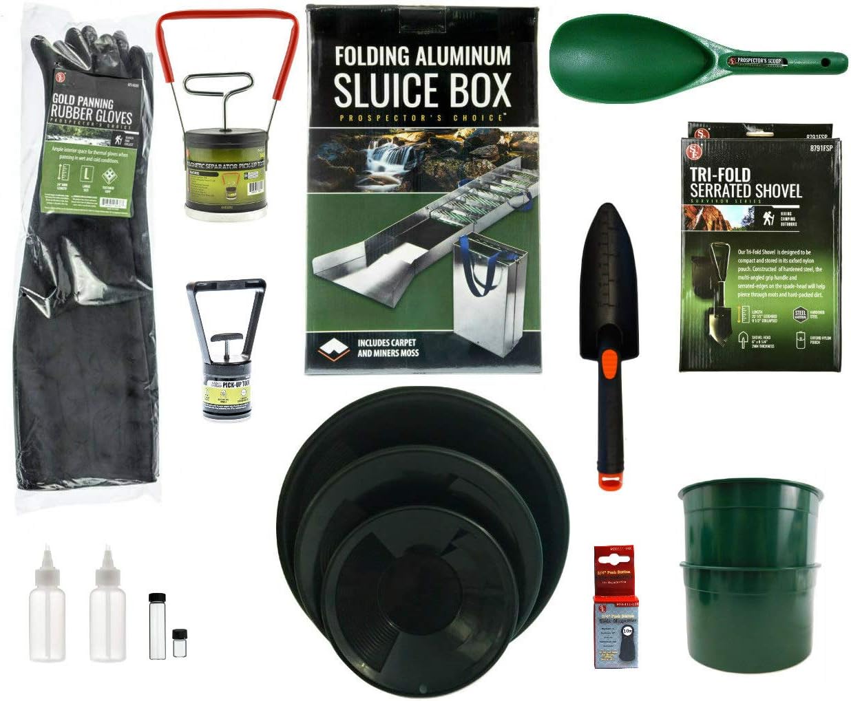 Amazon.com : Ultimate Gold Miner's KIT with SLUICEBOX! Includes ...