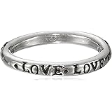 Amazon.com: Bob Siemon Sterling Silver "Faith" Ring, Size 8: Jewelry