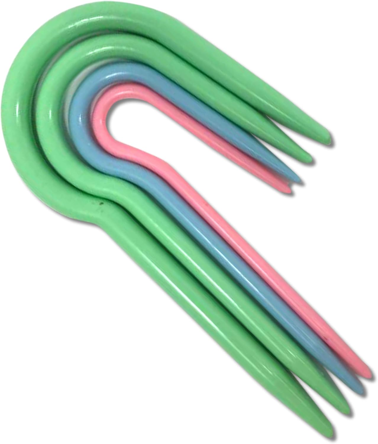 Quilted Bear Curved/U-Shape Cable Stitch Holder – 4 Pack. for Cable Knitting & Crochet – BigaMart