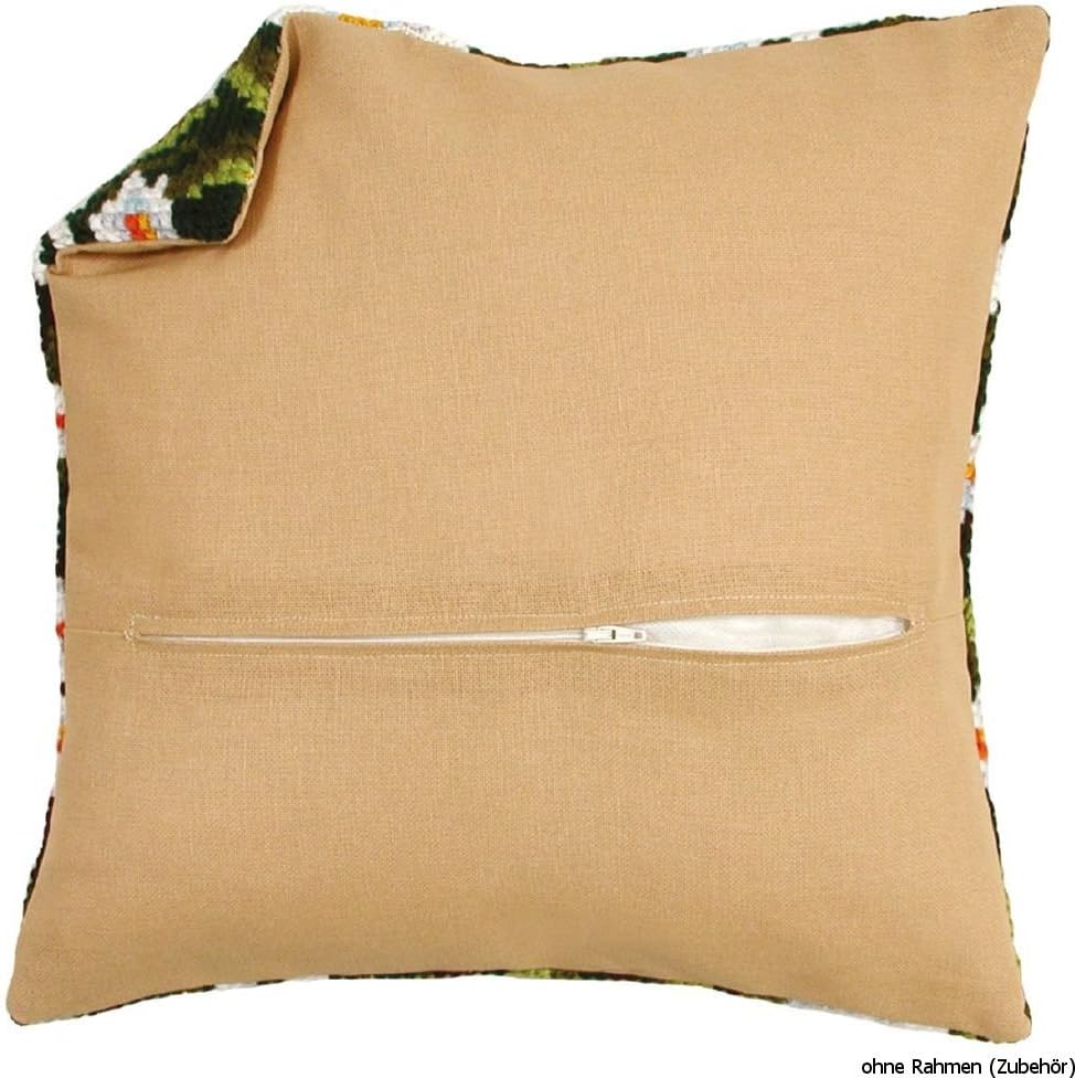 Square Cushion Back with Zipper, Natural 30cm x 30cm: Amazon.co.uk ...