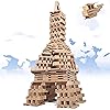 LuckIn 200-Pcs Wood Building Blocks for Kids Over 3 Year Old, Structure ...