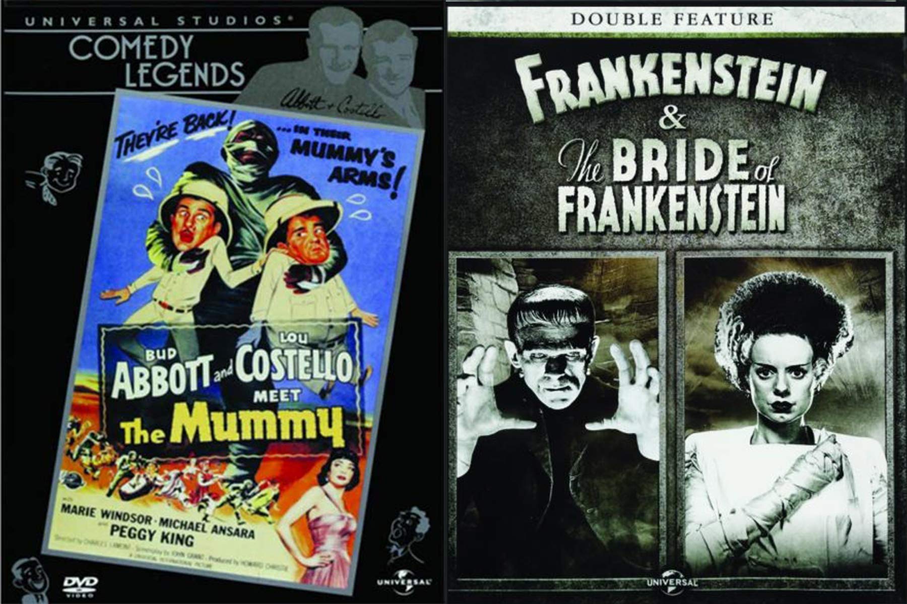 Buy The Iconic Legendary Monster Frankenstein Universal + Bride of ...
