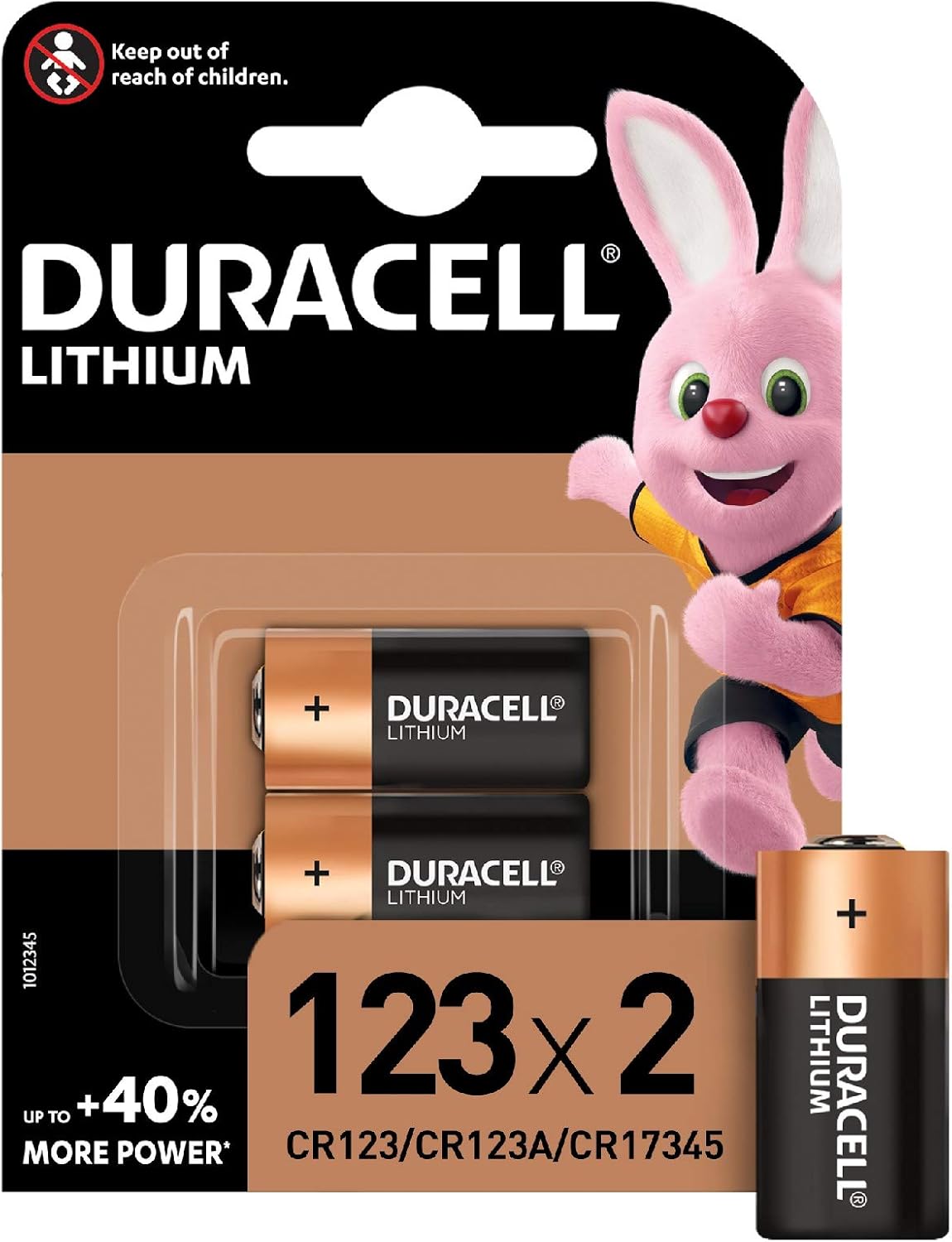 Duracell High Power Lithium 123 Battery 3 V, Pack of 2: Amazon.co.uk ...