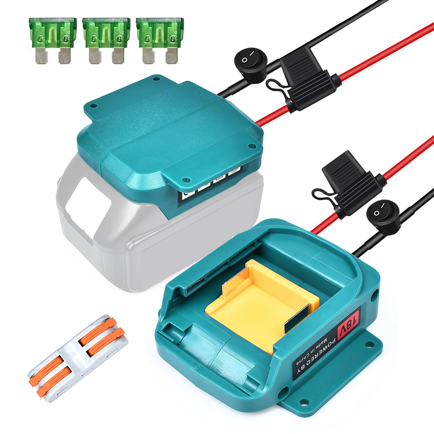 QSDXNYDC for Power Wheel Battery Adapter for Makita 18V LXT Battery ...