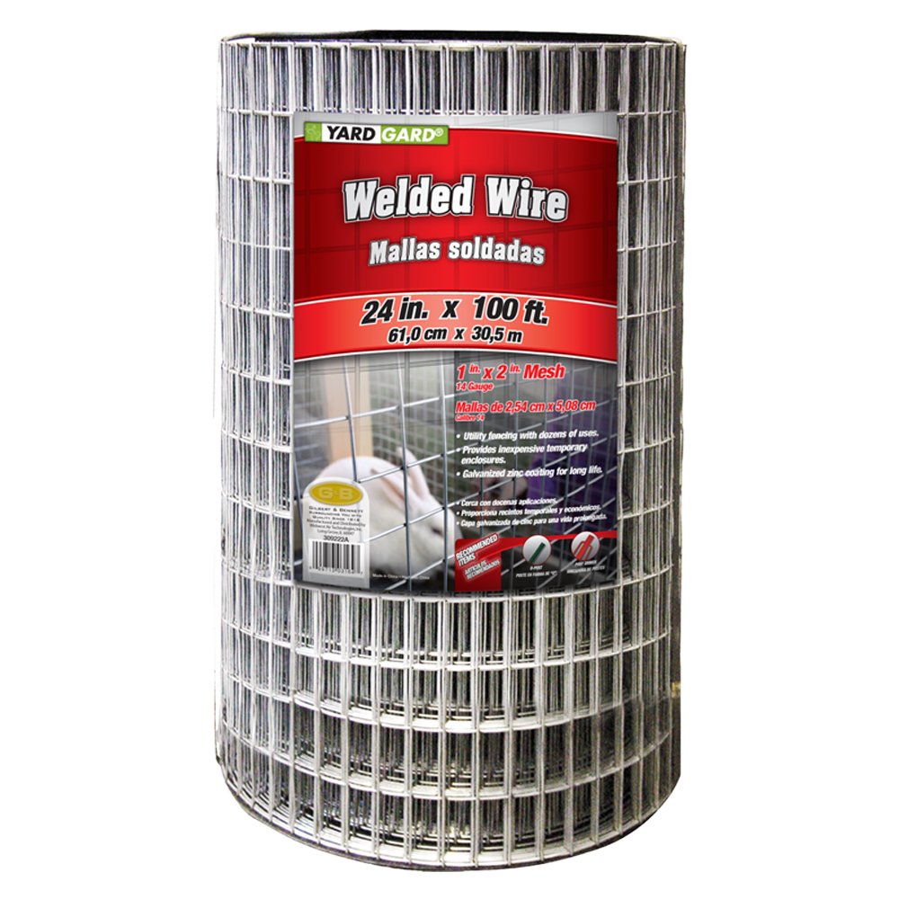 YARDGARD Welded Wire 1X2 Inch Mesh 48 Inch X 100 Foot 14 Gauge ...