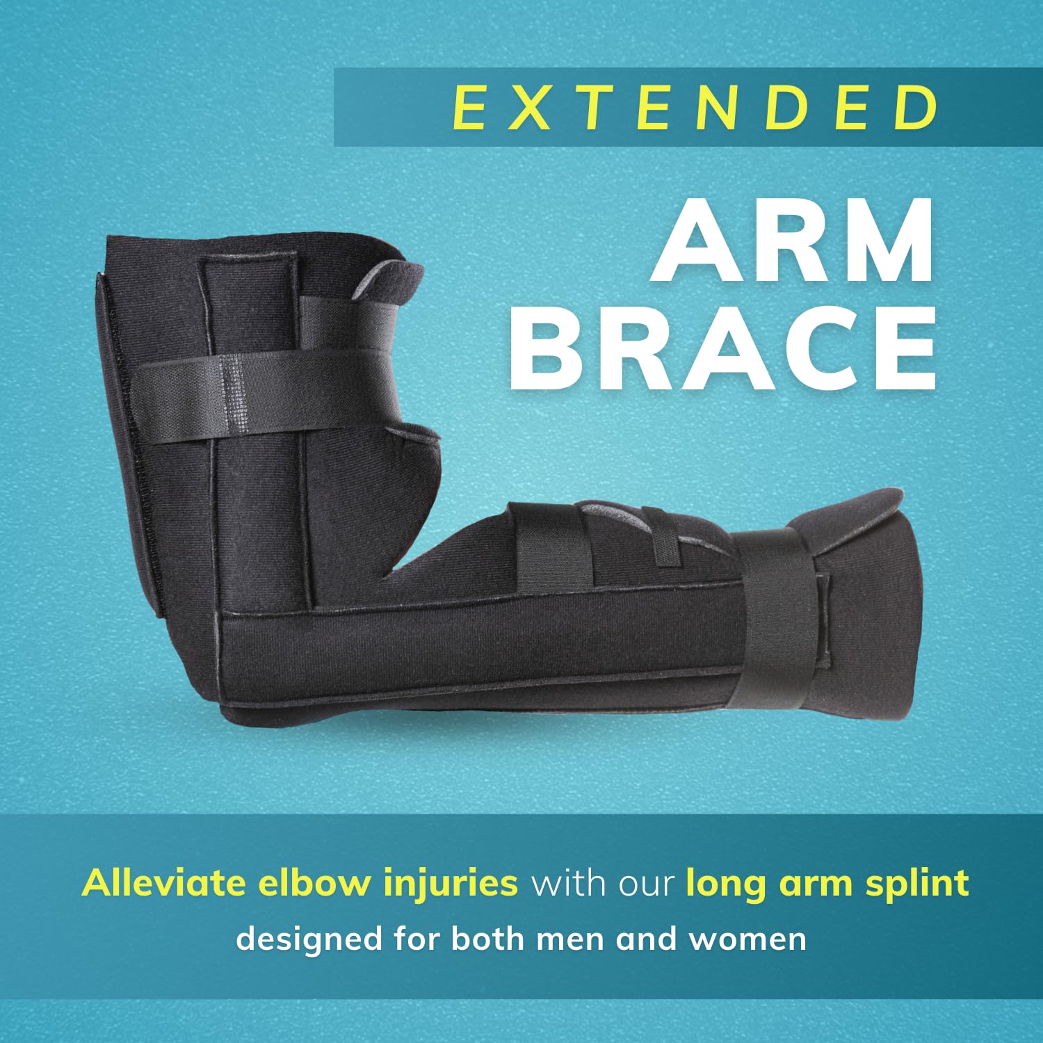 Mua BraceAbility Elbow Immobilizer Brace | Removable Long Arm Cast and Soft Forearm Orthosis ...