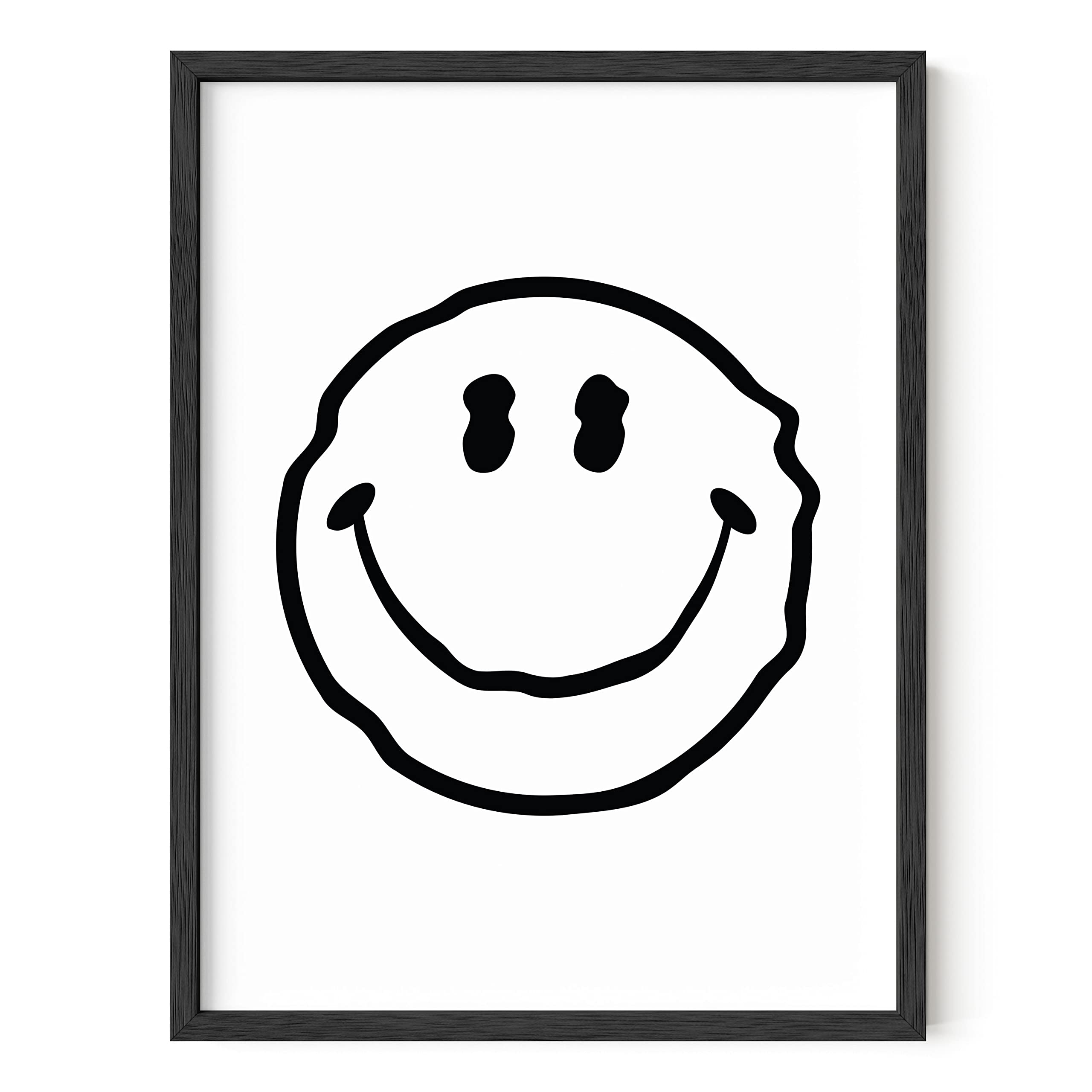 Mua HAUS AND HUES Smiley Face Posters White Wavy Smiley Cool Posters ...