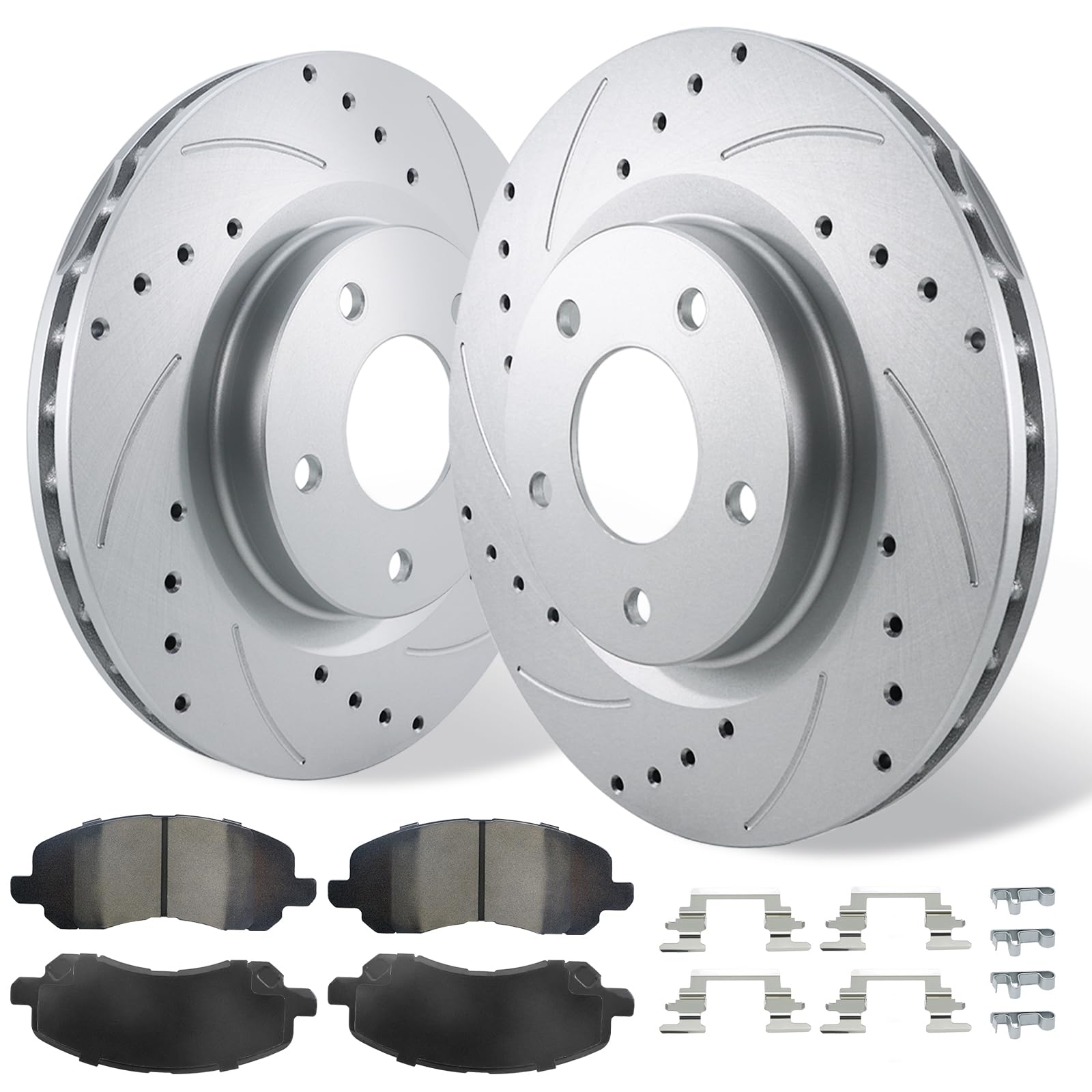 Front Brakes and Rotors 11.57" inch Fit for 2007-2017 Jeep Patriot ...