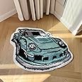 Amazon.com: LAKEA Enthusiast Green Sports Car Shaped Flocking Rug ...