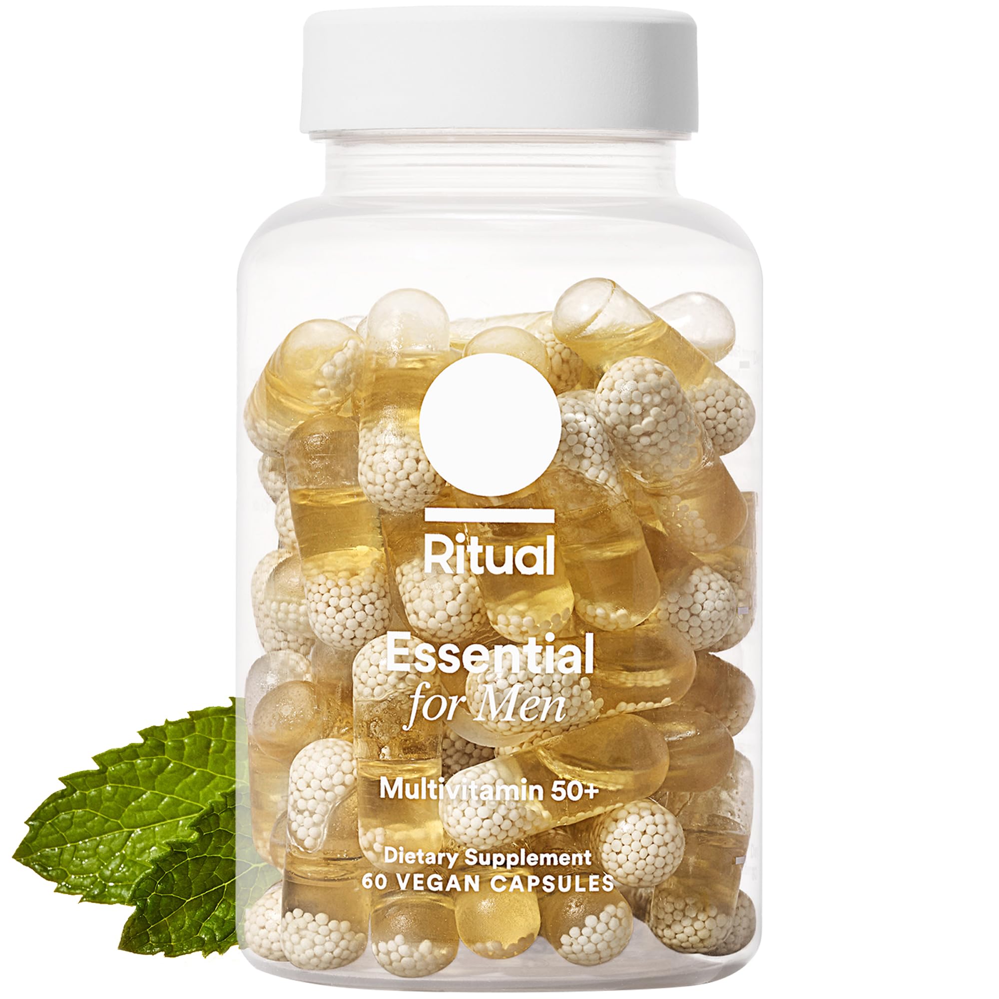 Ritual Multivitamin for Men 50+, Vegan, with Zinc, Vitamin A and D3 for ...