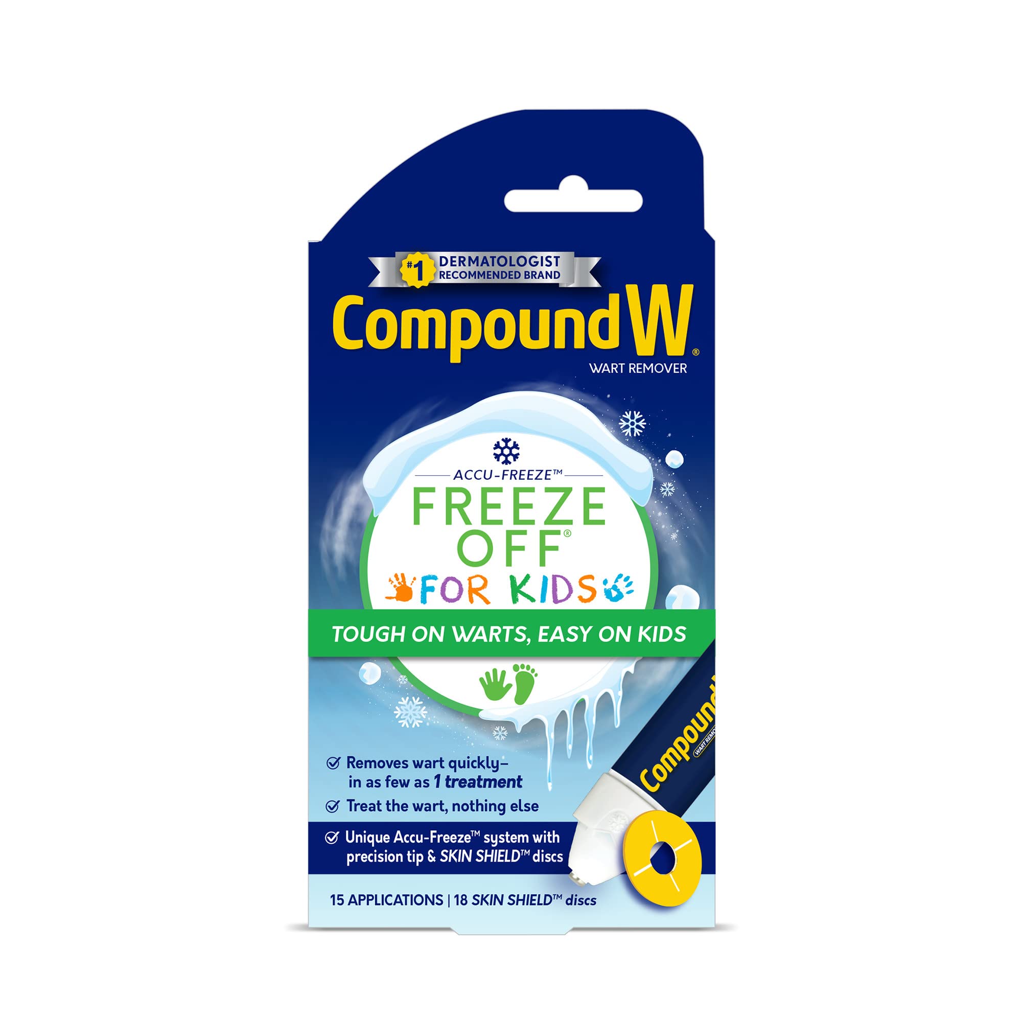 Mua Compound W Freeze Off for Kids Wart Remover, 15 Freeze Applications ...